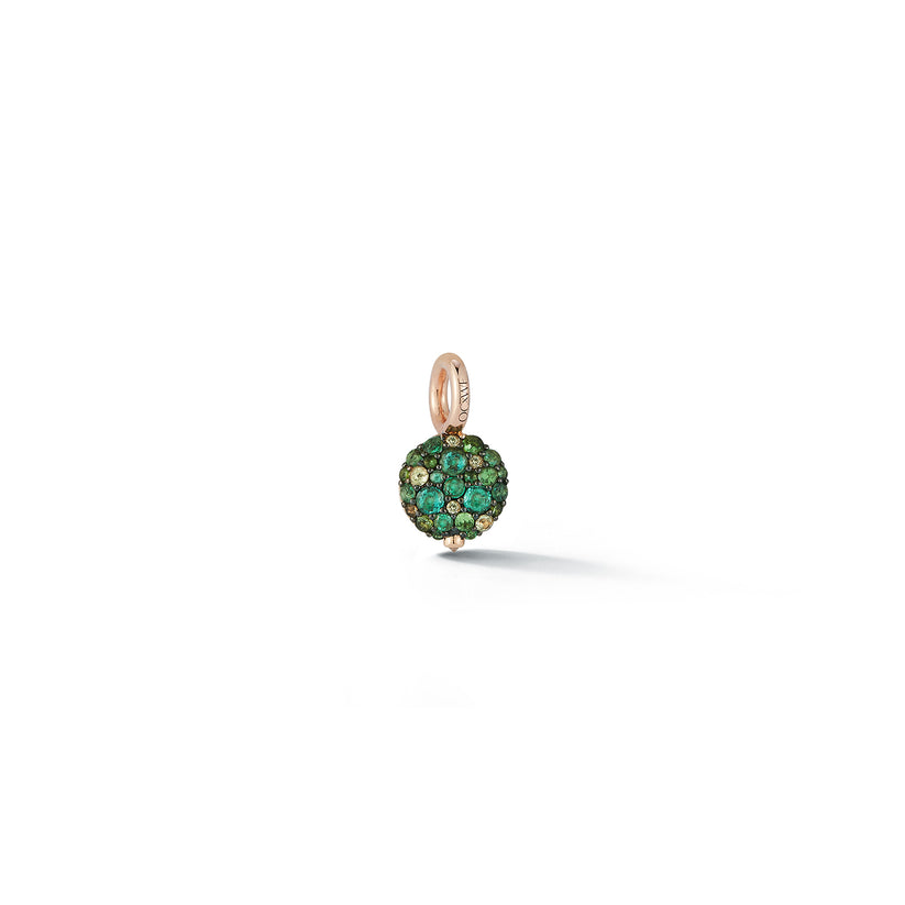 OC X WF 18K SMALL GREEN EMERALD AND TSAVORITE PEBBLE LOCKET – Walters Faith